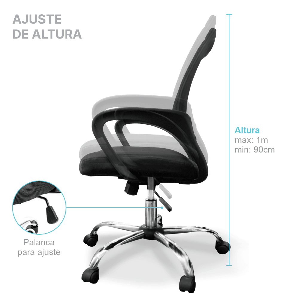 Silla Ejecutiva Donna Modelo X5 Negra - Districomp