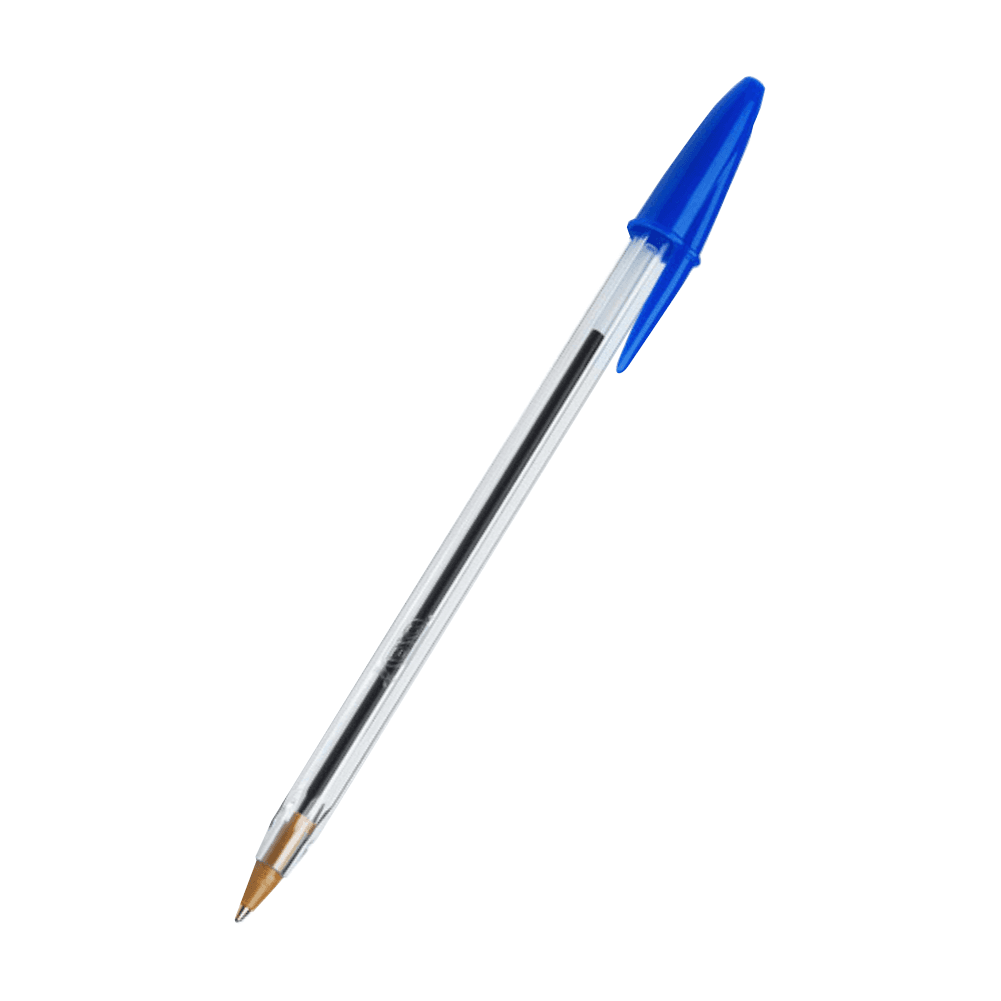 Lapicera Cristal azul Caja x50 Bic - Districomp